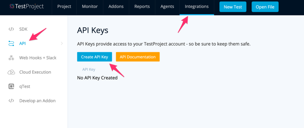 Running Testproject Opensdk Tests With Github Actions